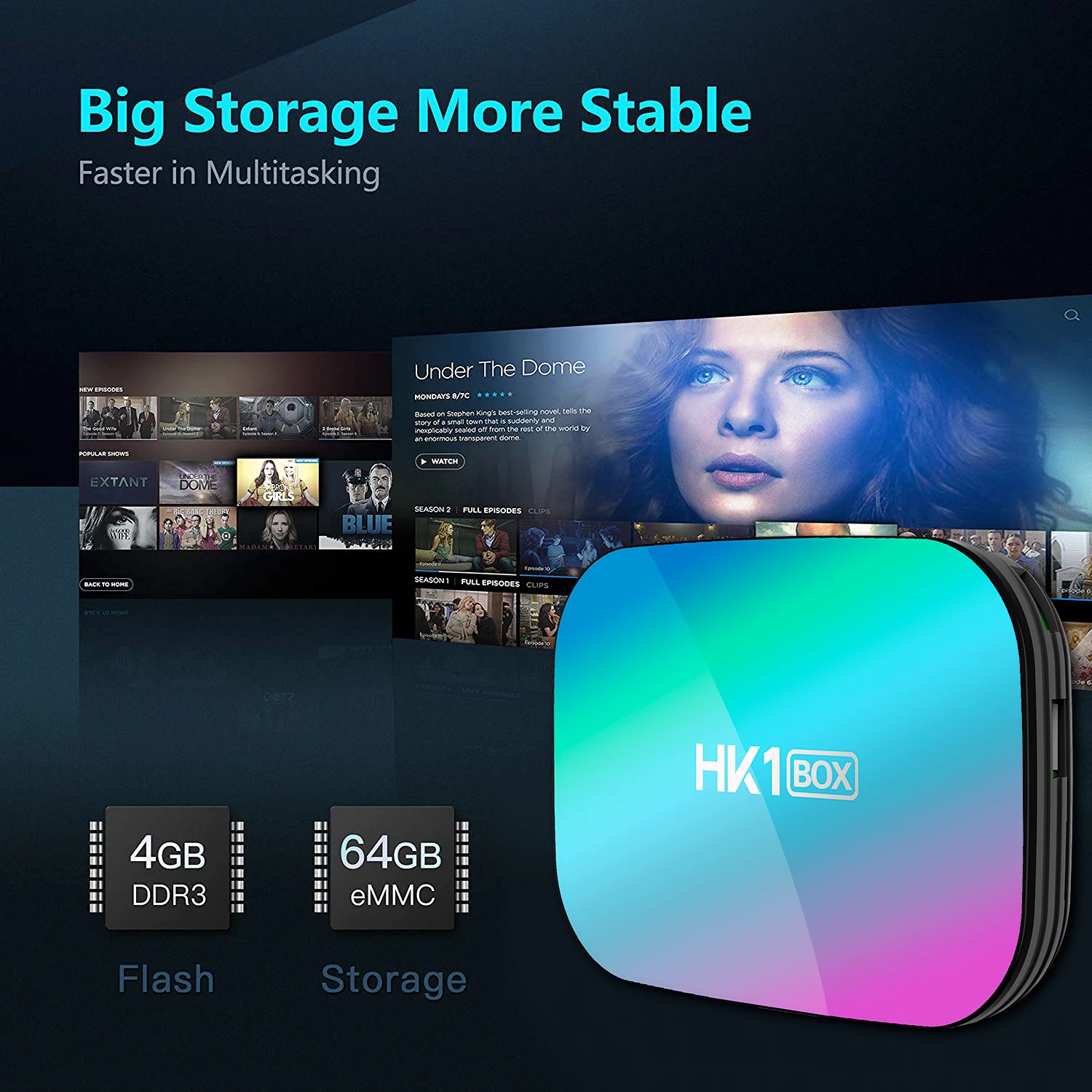 HK1BOX Android 9.0 - Smart TV Box with Amlogic S905X3