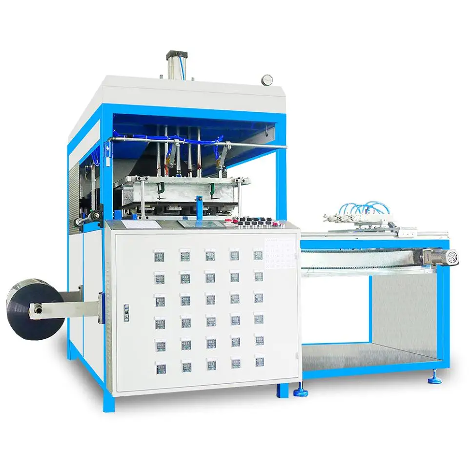 Factory Custom Plastic Vacuum Forming Machine Custom Automatic Folder ...