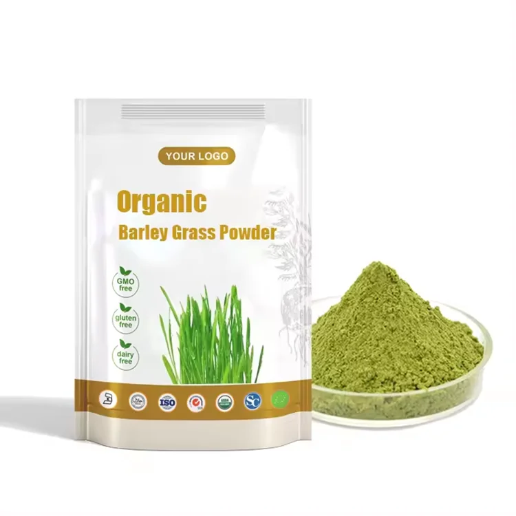 100% Organic Barley Grass Extract Green Barley Grass Juice Powder ...