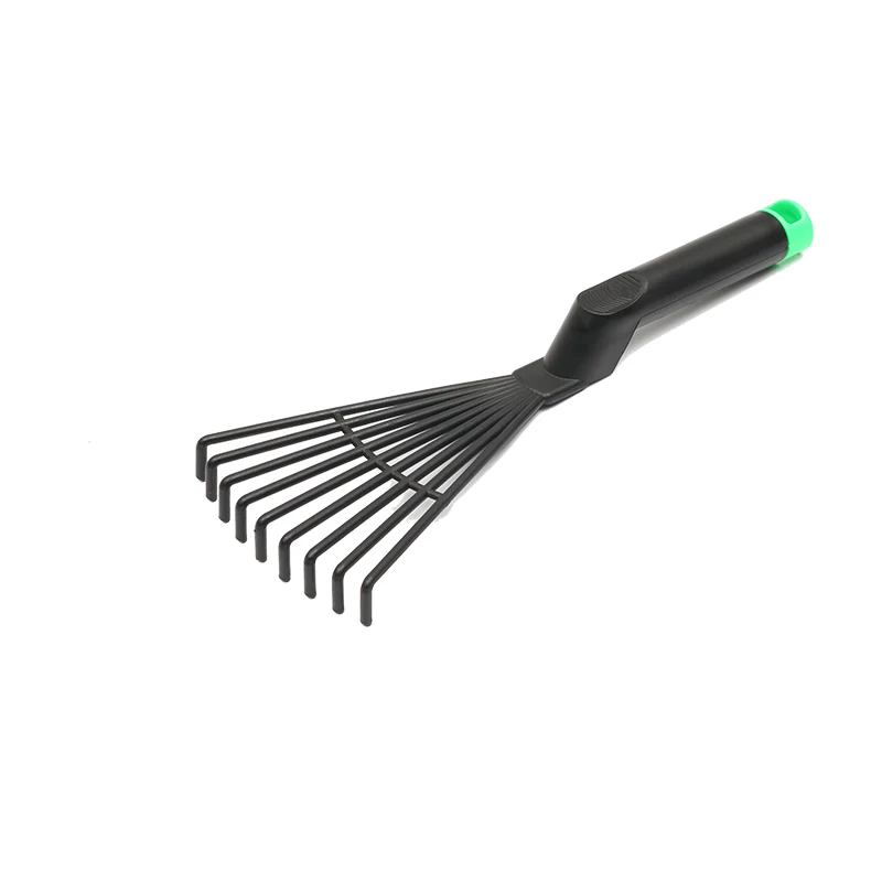 Garden Plastic Small Leaf Rake Mini 9 Teeth Garden Hand Leaf Rake - Buy ...