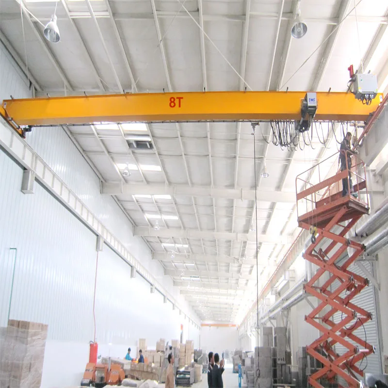 Dingya 10 Ton Single Beam Overhead Bridge Crane With Electric Hoist - Buy Workshop Warehouse 10 ...