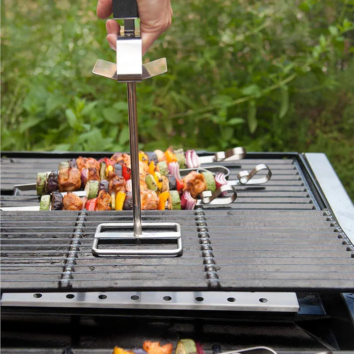 Bbq Stainless Steel Grate Lifter Charcoal Grill Grate Lifter For Web ...