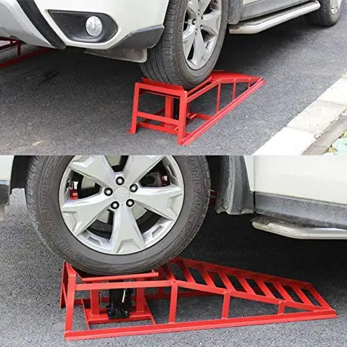 2 T Adjustable Hydraulic Lifting Jack Car Ramp - INTOP