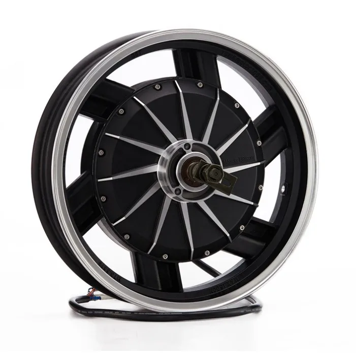 17 Inch 72V 3000W Electric Motorcycle Wheel Hub Motor