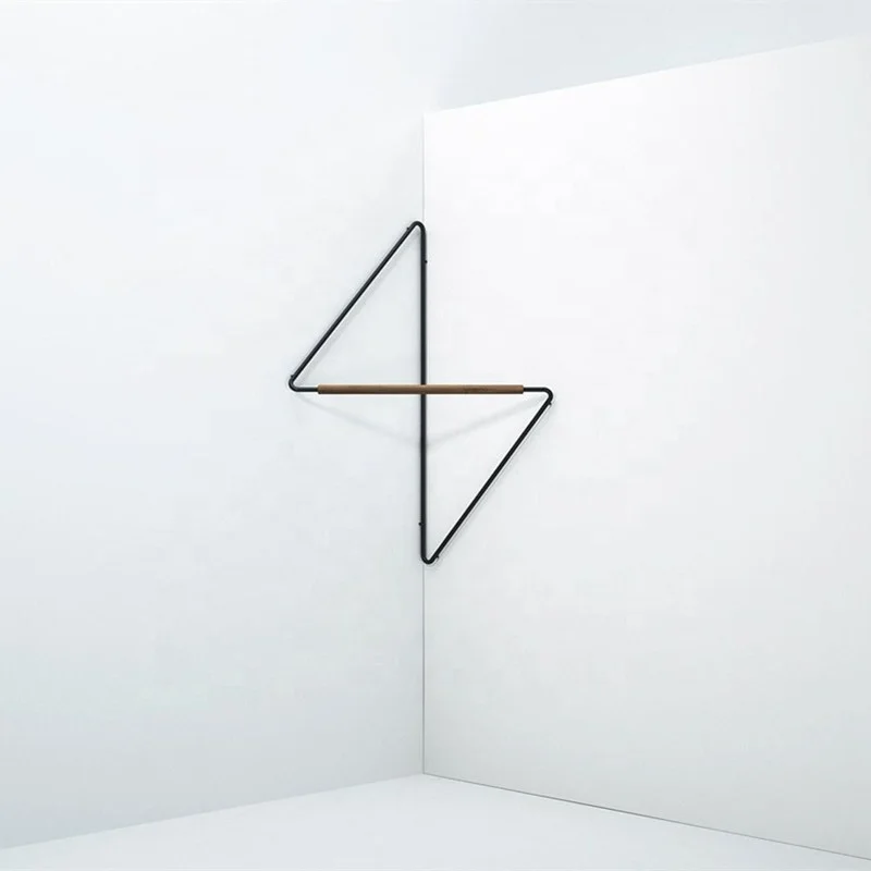 Corner Wall-mounted Geometric Coat Rack - Buy Coat Rack,Interior ...