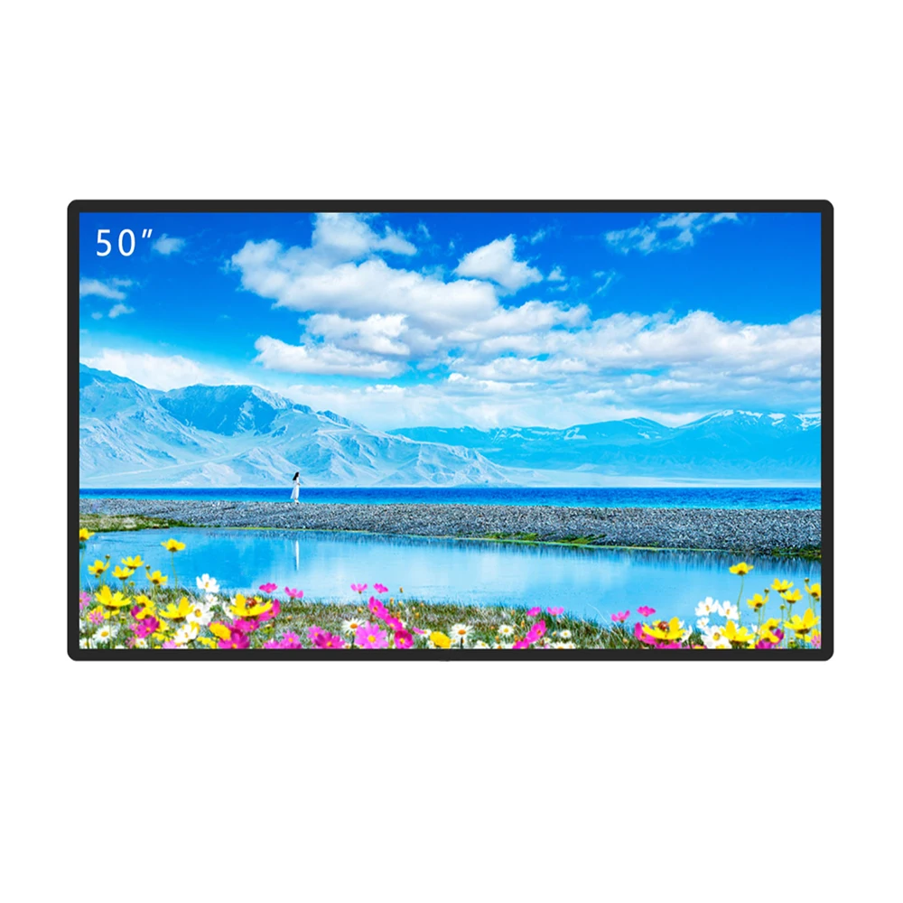 50" Inch Professional CCTV 4K LCD Monitor With LED Screen Vandalproof ...