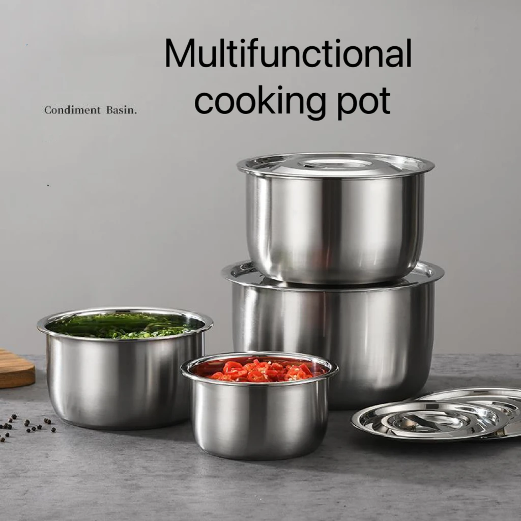 Kitchen Food Warmer Set Storage Container Pot OG Stainless Steel Hot ...