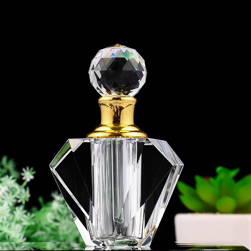 Luxury 10ml Crystal Diamond Glass Essential Oil Fragrance Bottle OEM ...