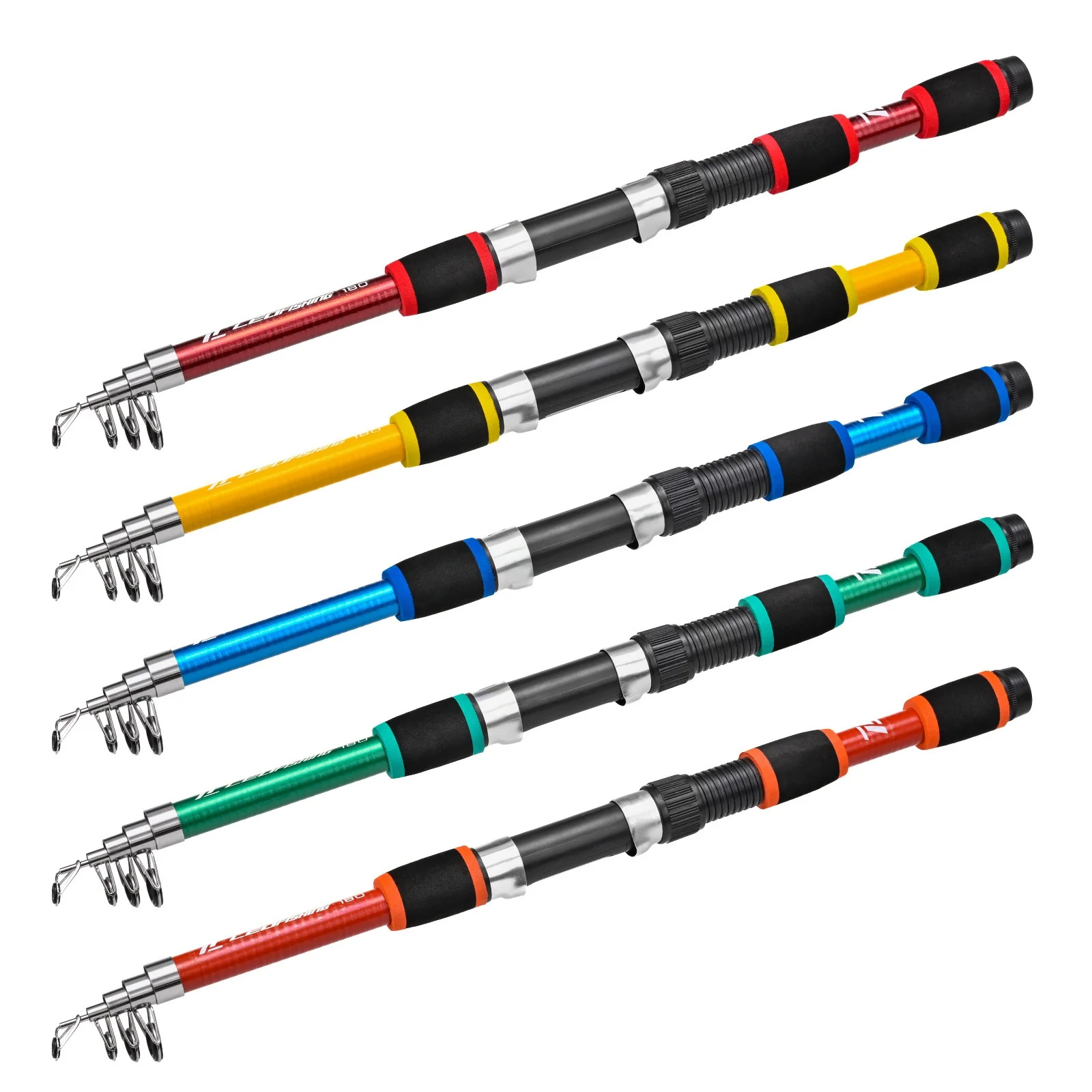 Portable Reel Combo - Ideal for River, Lake, and Stream Fishing
