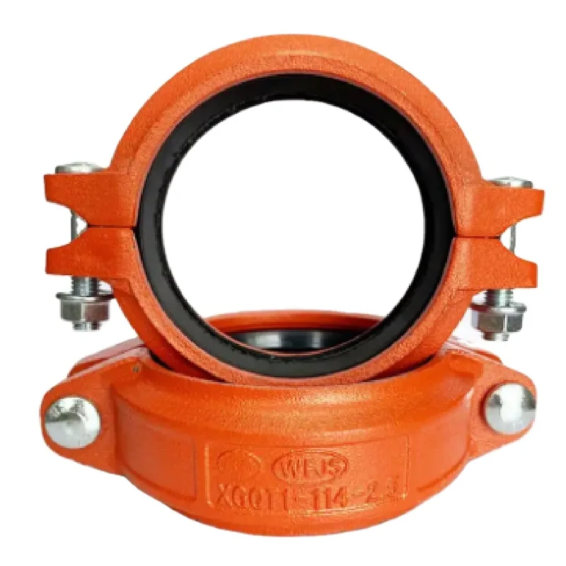 Ductile Iron Grooved Pipe Fittings Rigid Coupling Base Flange Reducer ... Ductile Iron Grooved Pipe Fittings Rigid Coupling Base Flange Reducer ...