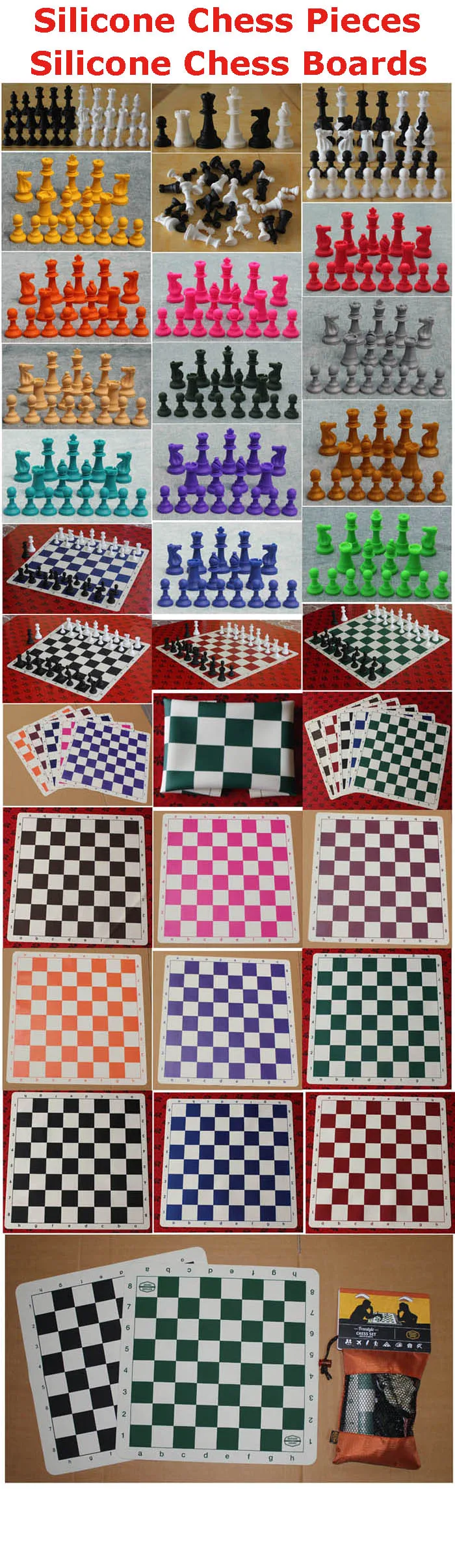 Silicon Chess Boards - Durable, CE Certified, and Versatile