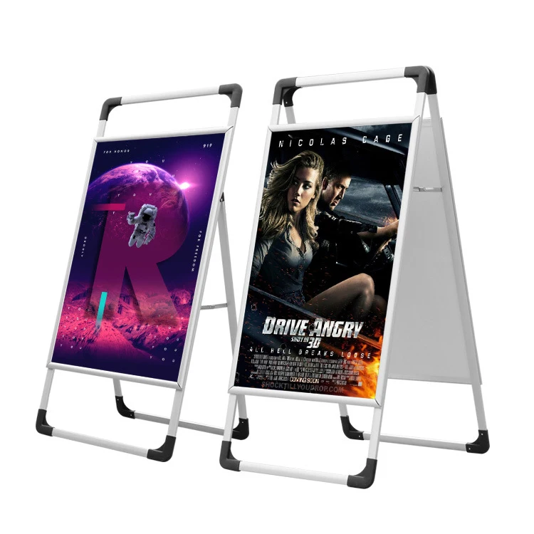 Aluminum Alloy Poster Frame With Openable Vinyl Paper Open Display ...