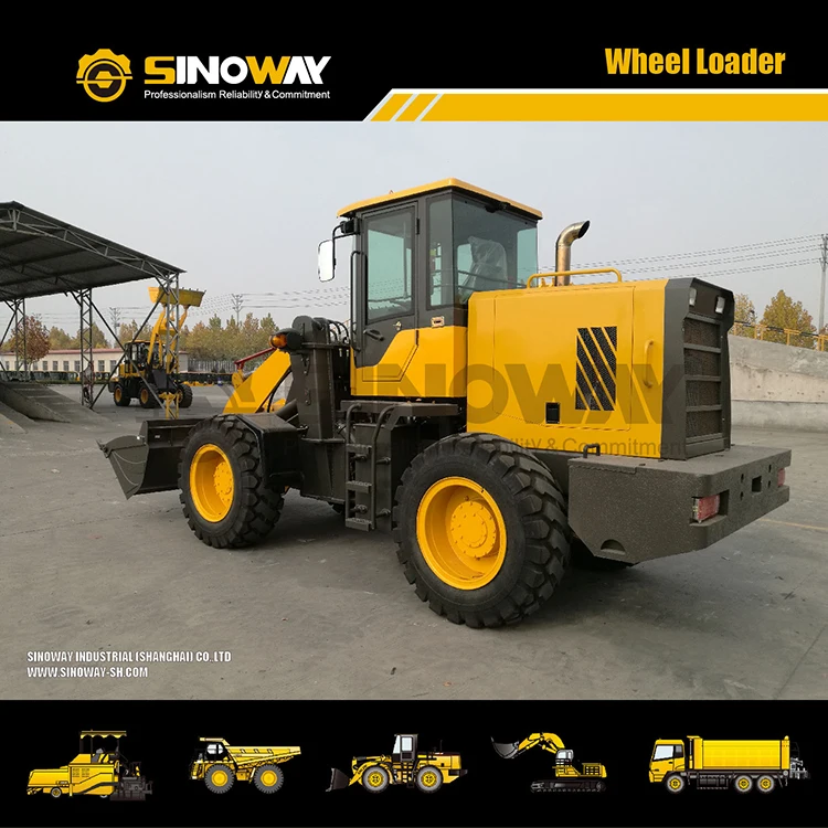 Mini Wheel Loader Sinoway Swl20f Small Payloader With Rock Bucket - Buy ...