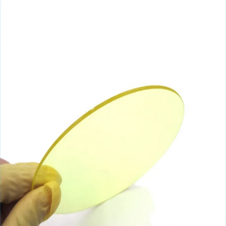 Factory Custom 450nm Long Pass Optical Yellow Filter Glass Discs Jb450 ...