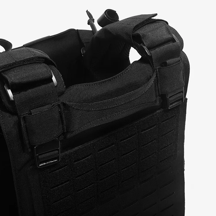 Fan Outdoor Special Forces Tactical Vest Black Nylon Multifunctional ...