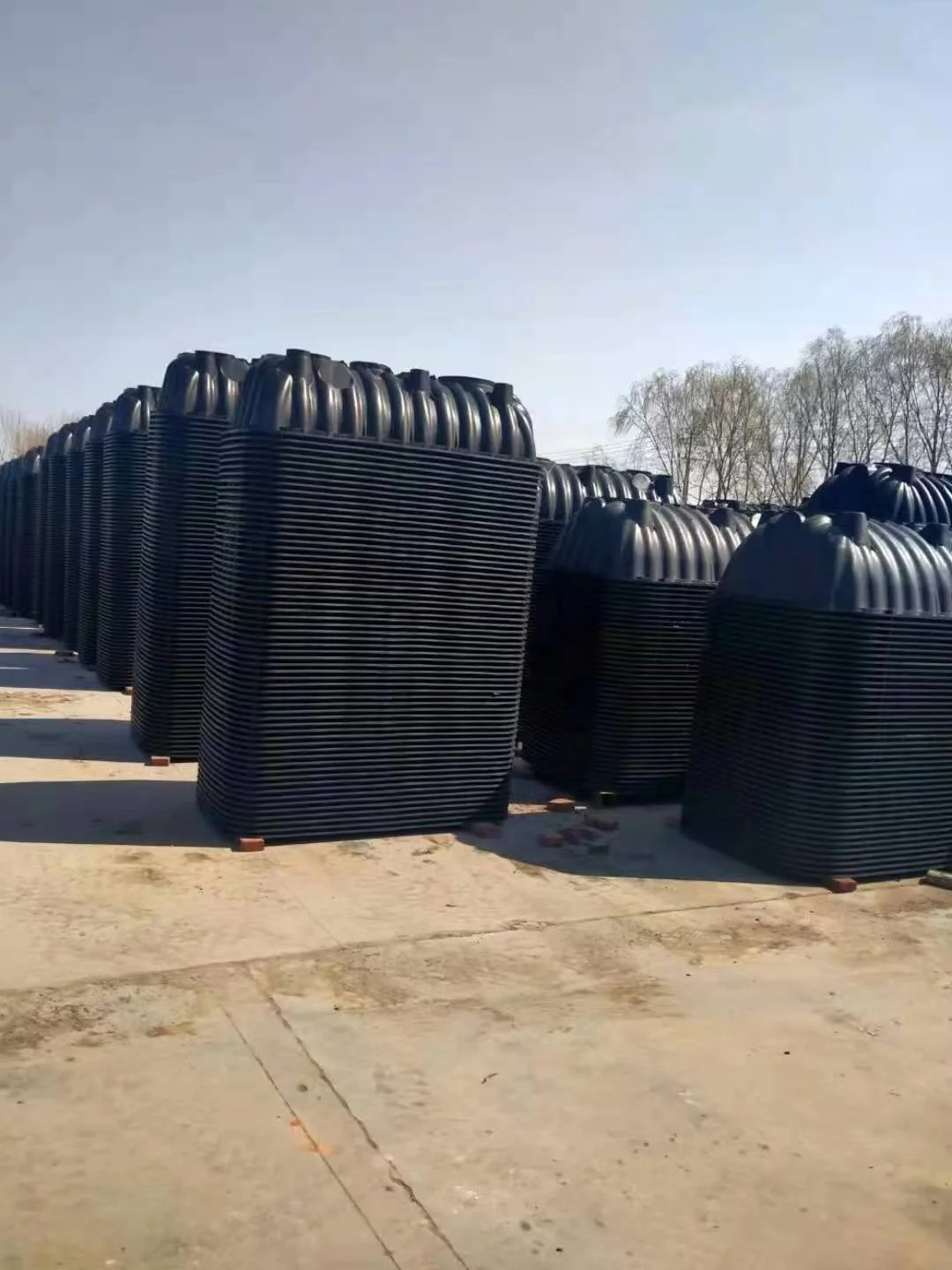 Three Chamber Underground Bio Septic Tank 0.6cbm -2.5cbm - Buy Three ...