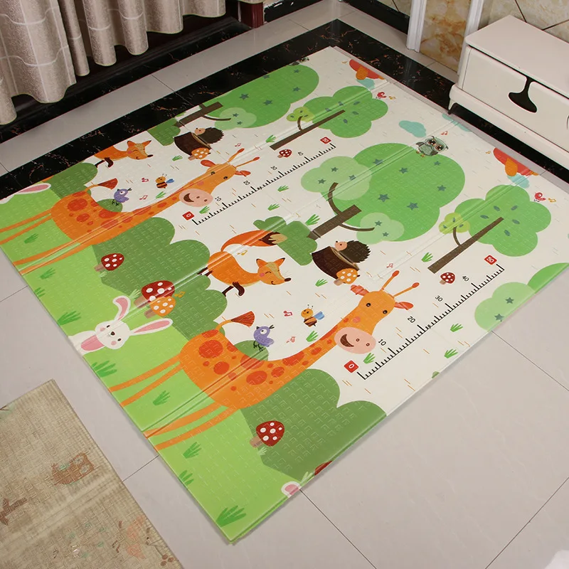 Foldable Cartoon Baby Play Mat Xpe Puzzle Children's Mat Baby Climbing ...