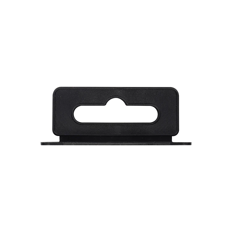 Cheap Price Euro Hole Plastic Hooks Black Plastic Euro Hook Custom Pvc ...