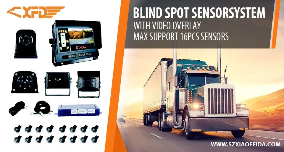 Proximity Sensor with Video Overlay for Trucks - XFD BAT 903