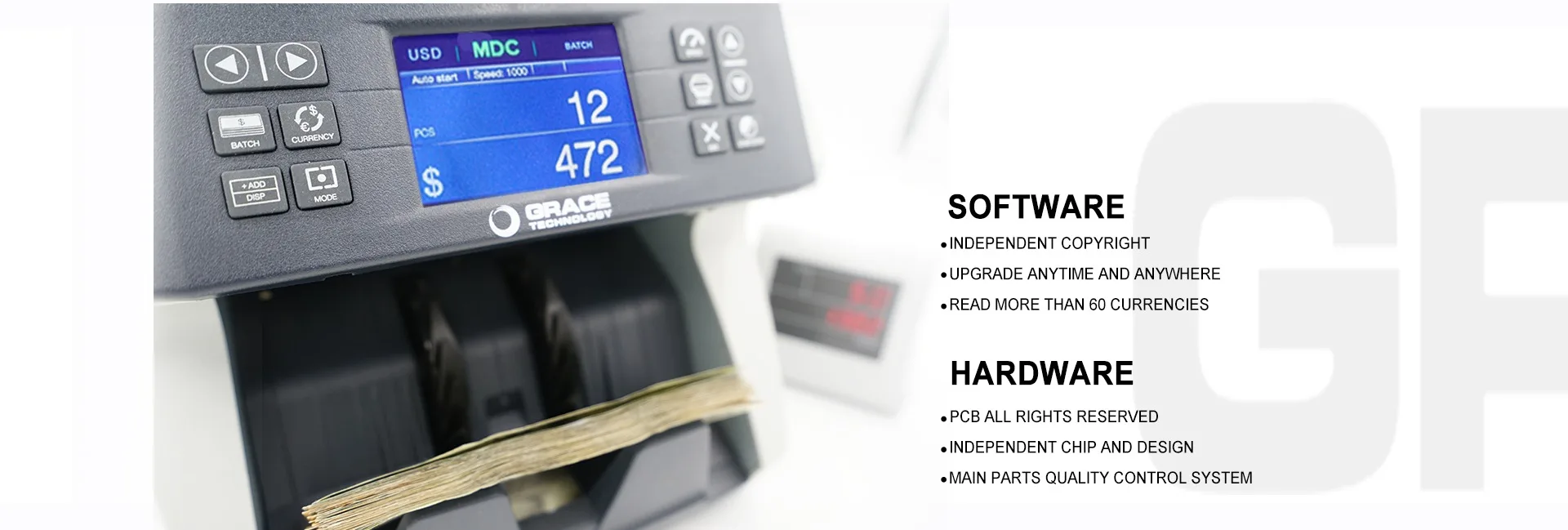 Beijing Grace Ratecolor Technology Co., Ltd. - Money Counter, 2-Pocket ...