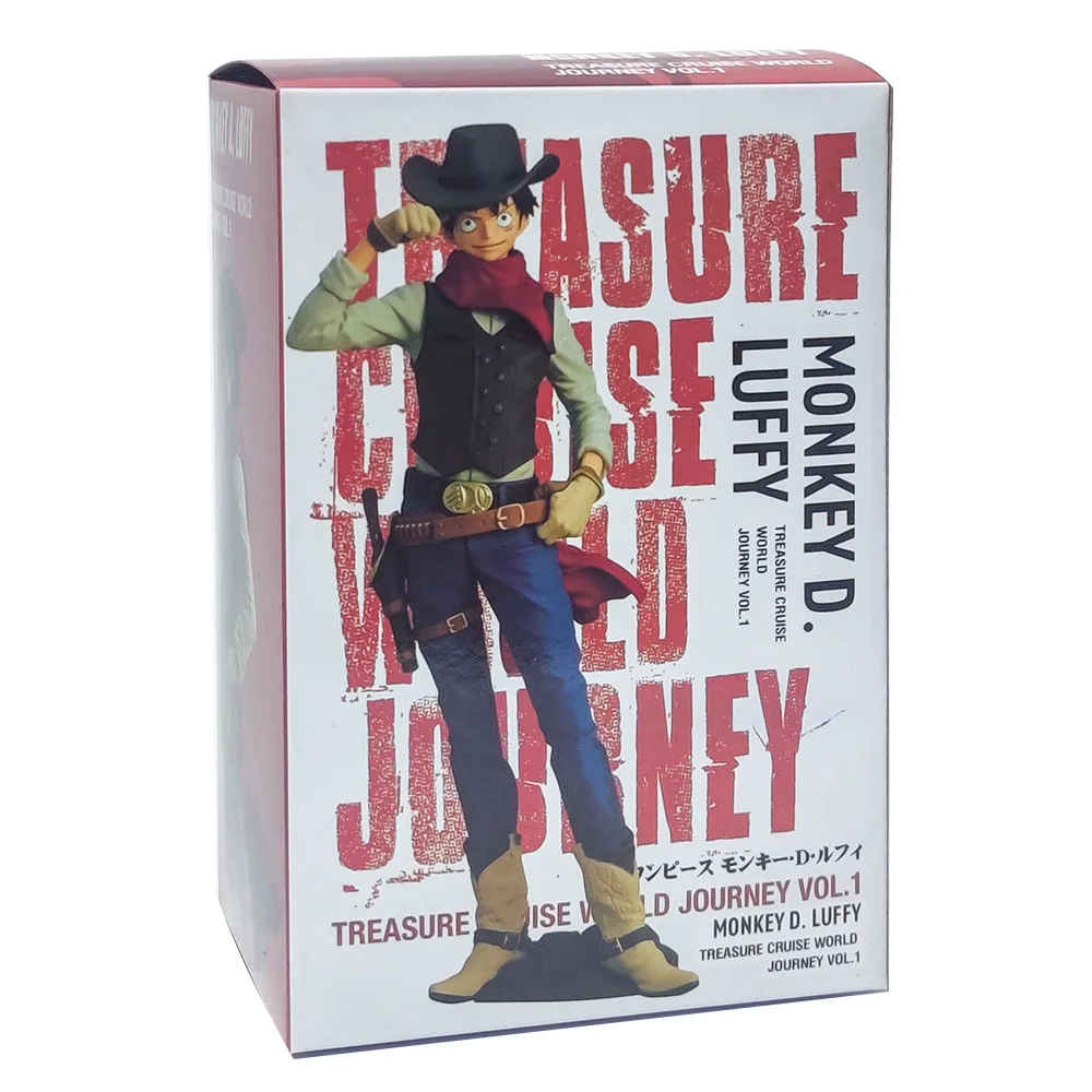 18cm One Pieces Cowboy Nami Sorong Lufei Jingping PVC Figure