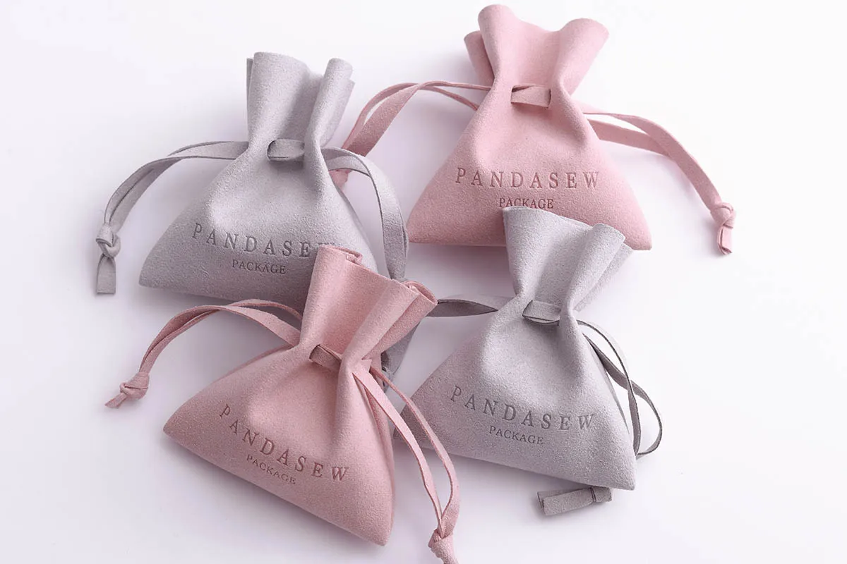 Pandasew Jewelry Pouch - Personalized Small Drawstring Bag