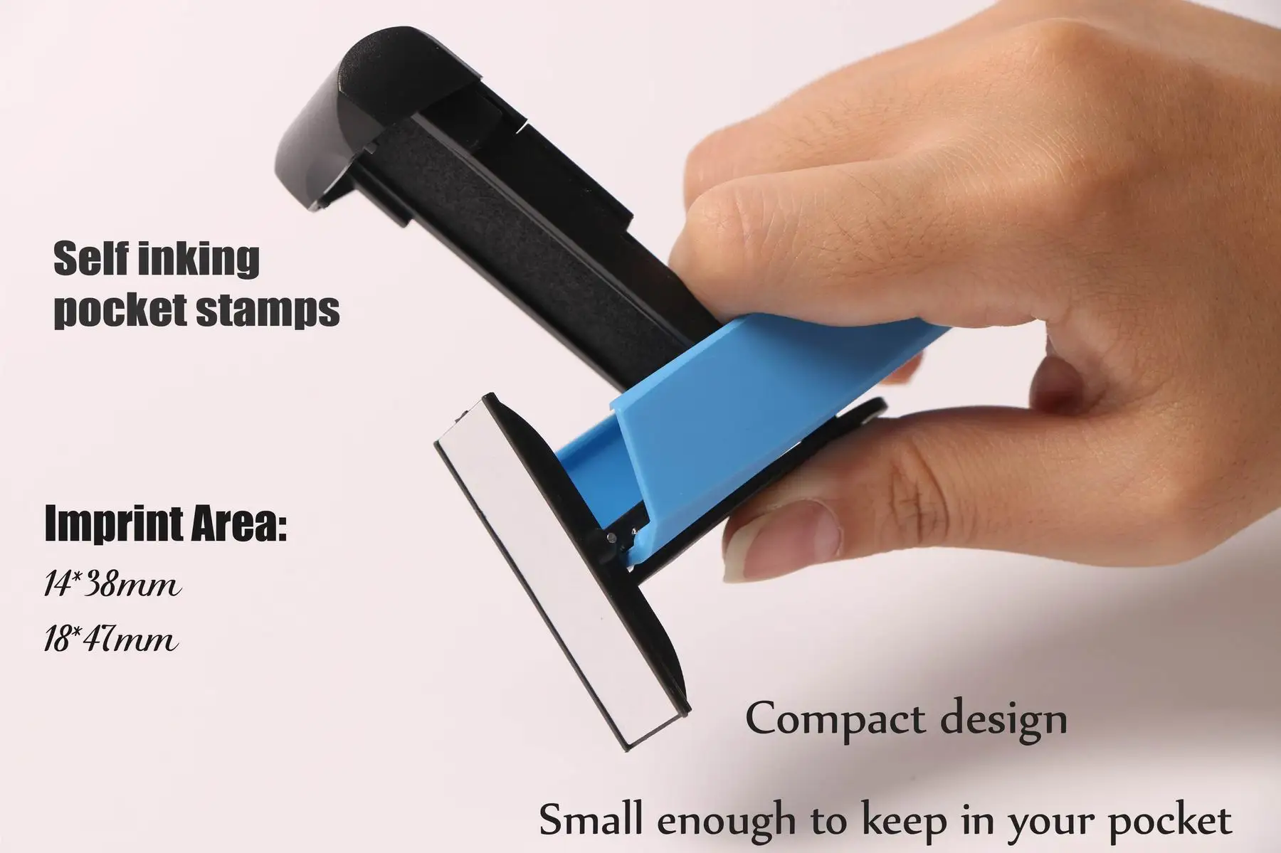 Traxx Self Inking Pocket Stamps - Portable & Quality Ink