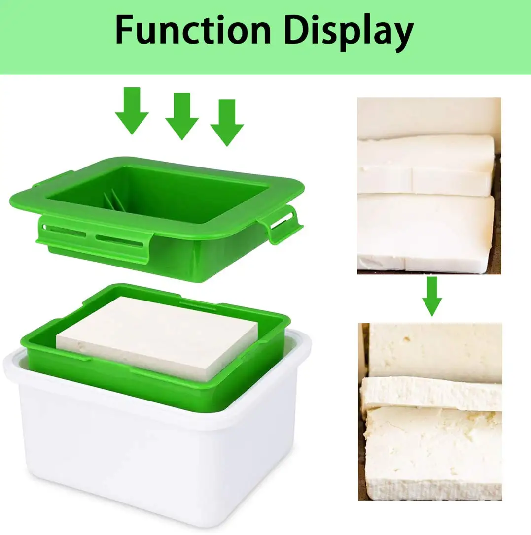 Diy Green Plastic Tofu Press Mold Homemade Tofu Mold Soybean Curd Tofu ...
