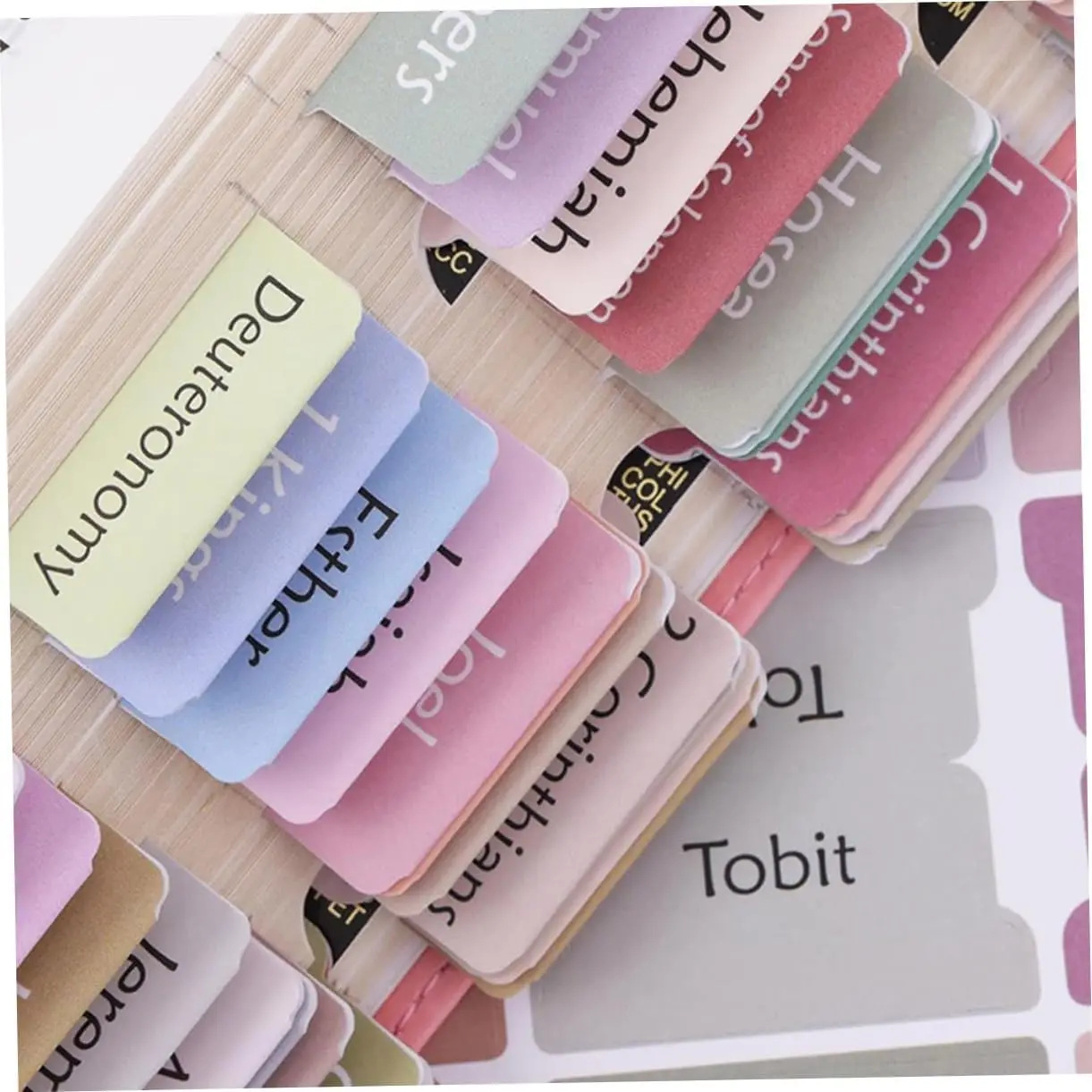 Factory Custom Laminated Bible Tabs for Study Bible Catholic Tabs for ...