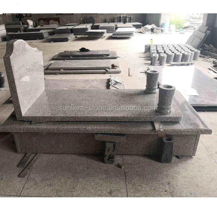 Blank Cemetery G603 Grey Granite Headstone Designs Memorial Tombstone ...
