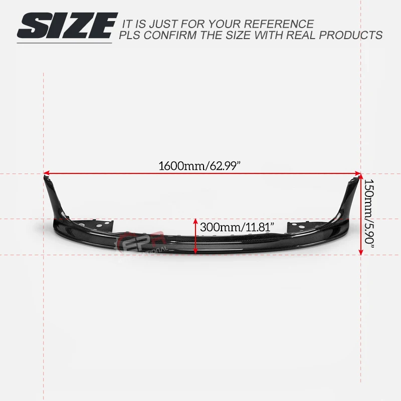 Mini Cooper R56 JCW Mon Carbon Fiber Front Bumper Lip