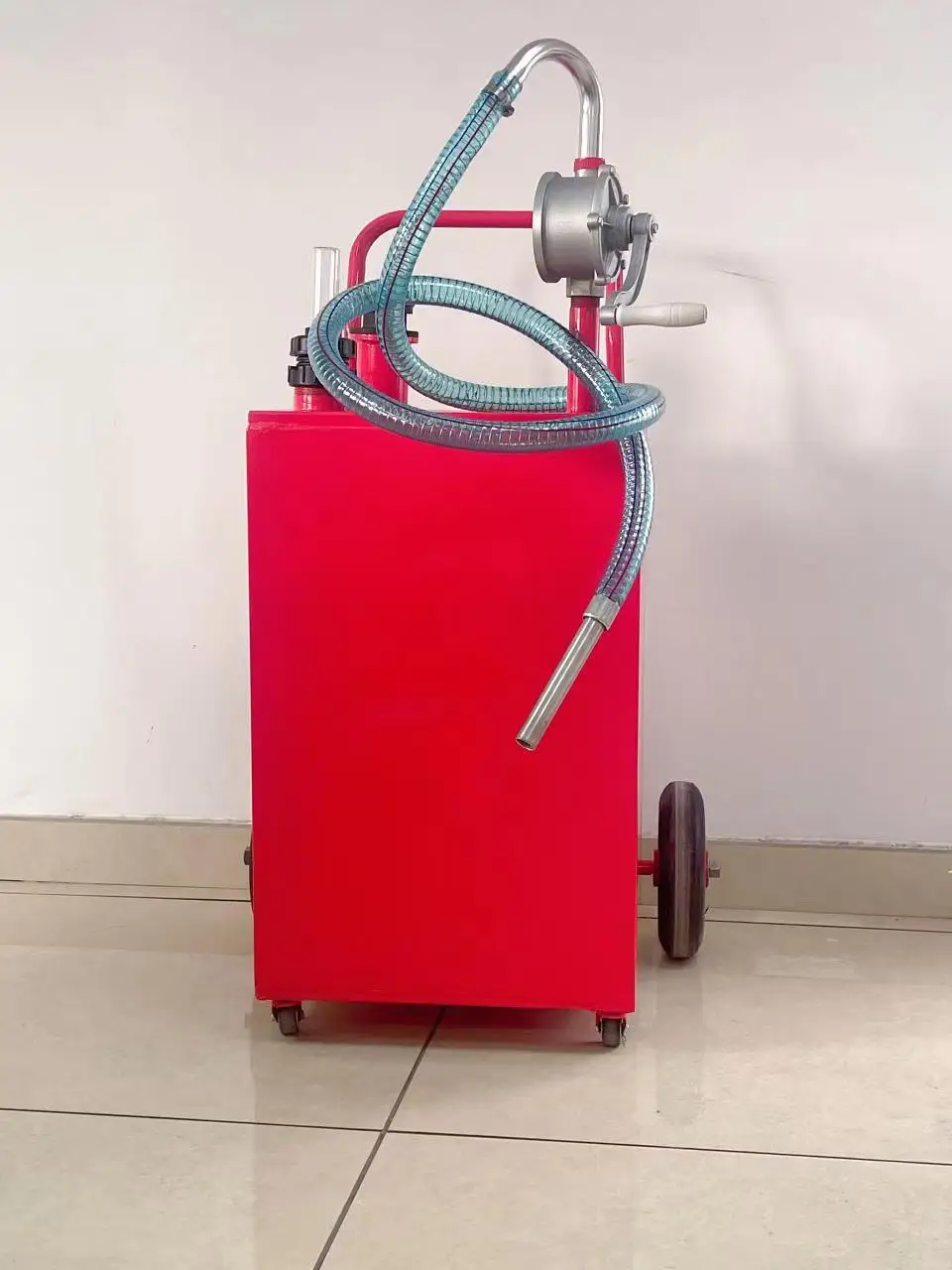 30/35gal Gas Caddy - Portable Oil Caddy with Manual Pump