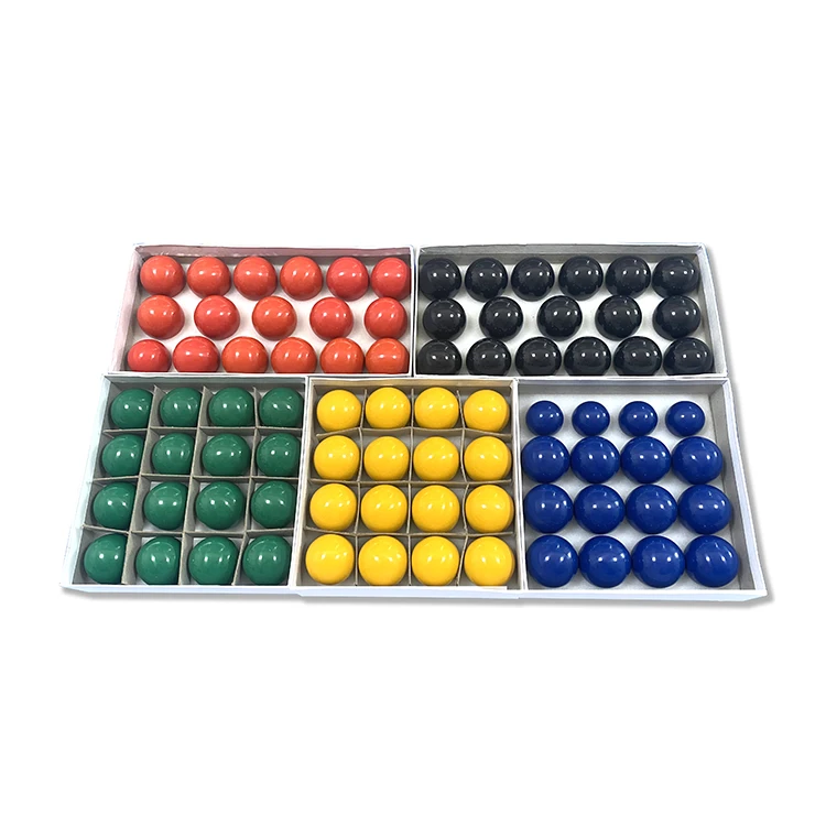 Customized Popular Small Size and Colorful 38mm Mini Snooker Balls ...