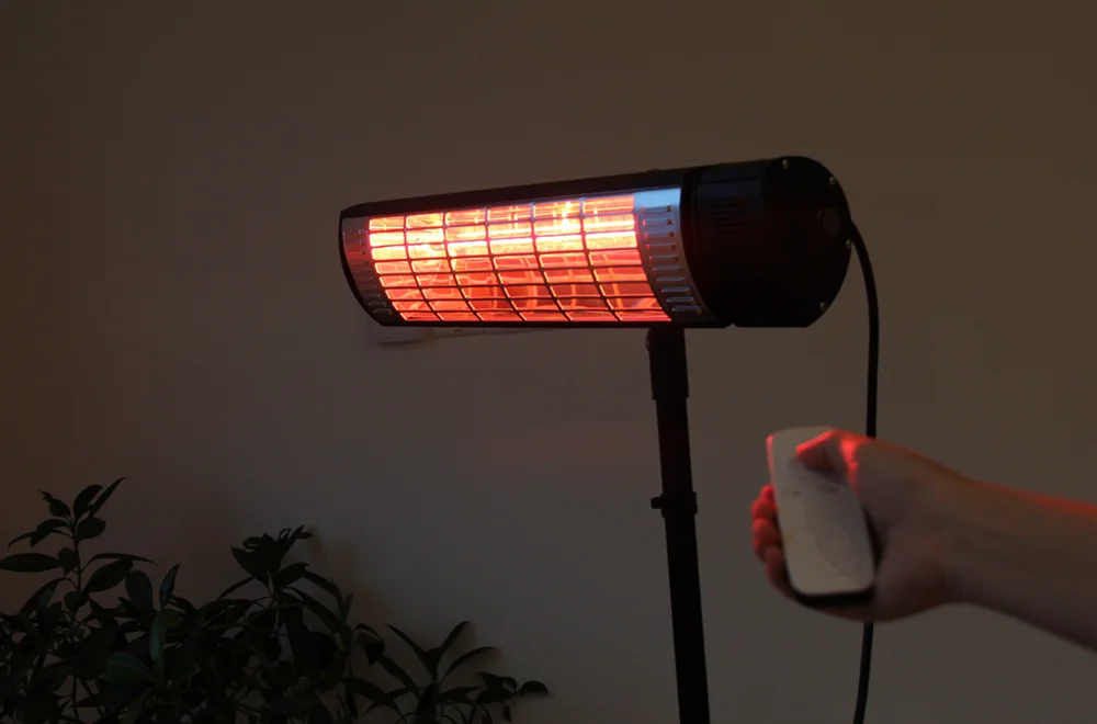 Infrared Outdoor Wall Mounted Electric Heaters 2000w Remote Control ...