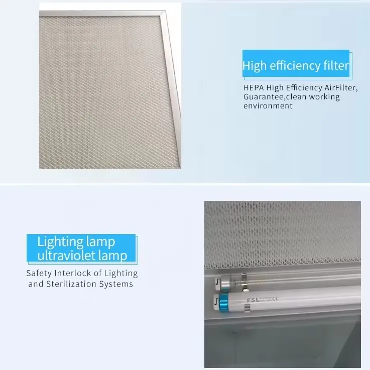Laboratory Clean Bench H14 Hepa Filter Horizontal Vertical Laminar air ...