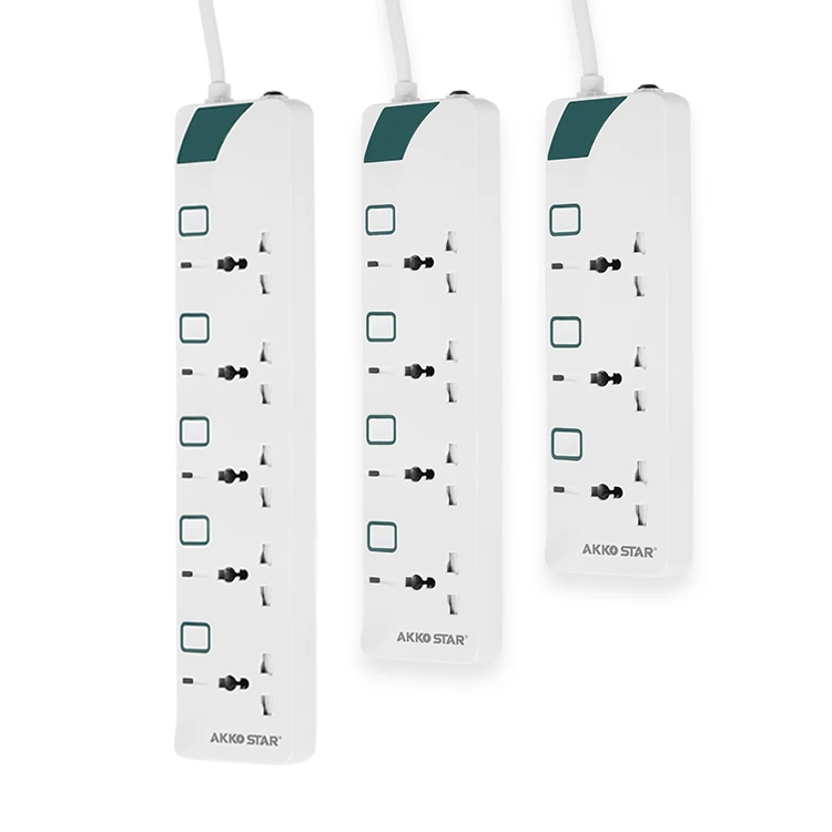 Akko Star High Quality Plug Electrical Outlets Universal Power Strip 3m ...