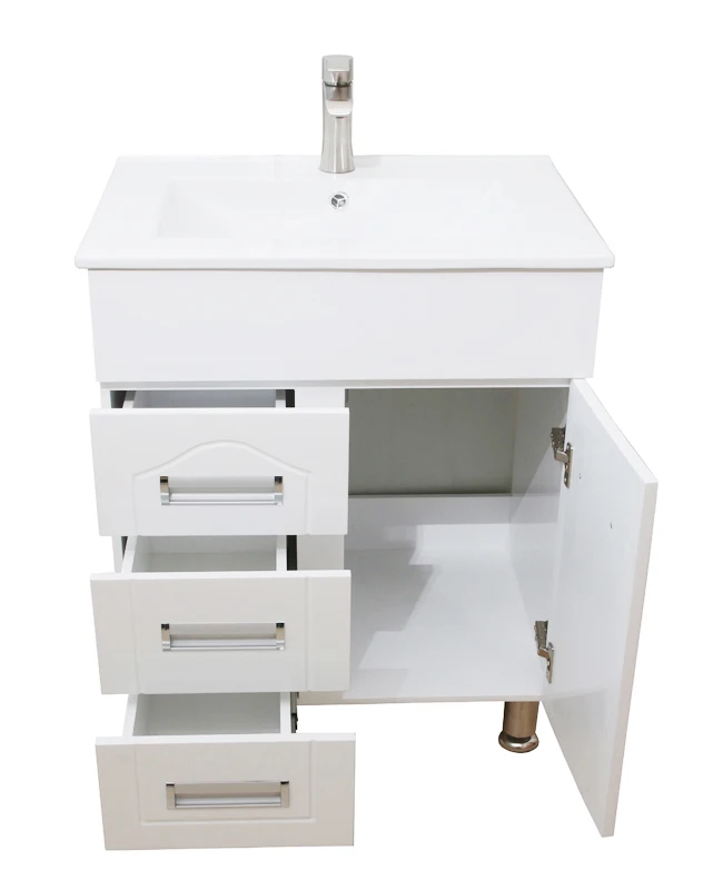Elegant 24 Inch Bathroom Plastic Vanity Cabinet With Drawers - Buy ...