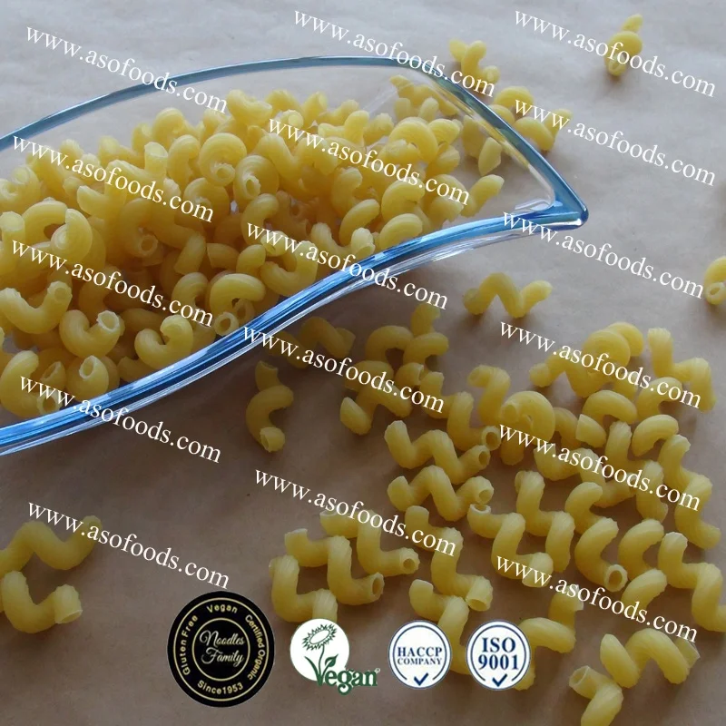 Pasta Manufacturer With Various Shapes Of Long And Short Hand Made ...