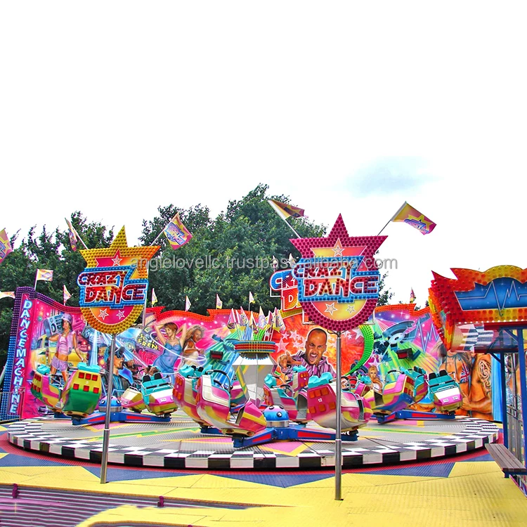 Luna Park Attractions Big Amusement Park Kids Ride Crazy Break Dance ...