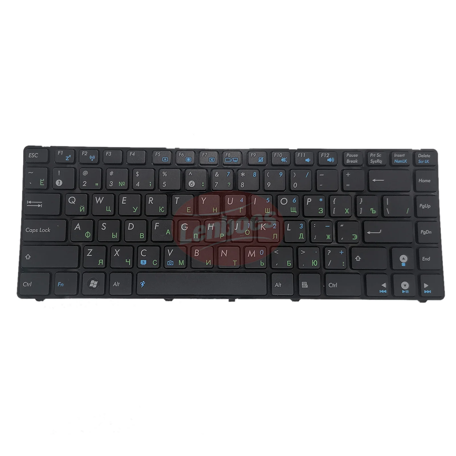 Laptop Internal Keyboard Ru Layout With Frame Black Replacement For ...