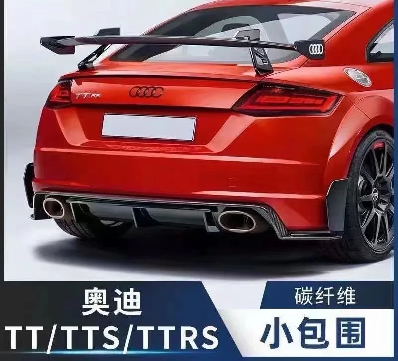 New High Quality TT TTS TTRS MK3 Real Carbon Fiber Rear Spoiler Wing ...