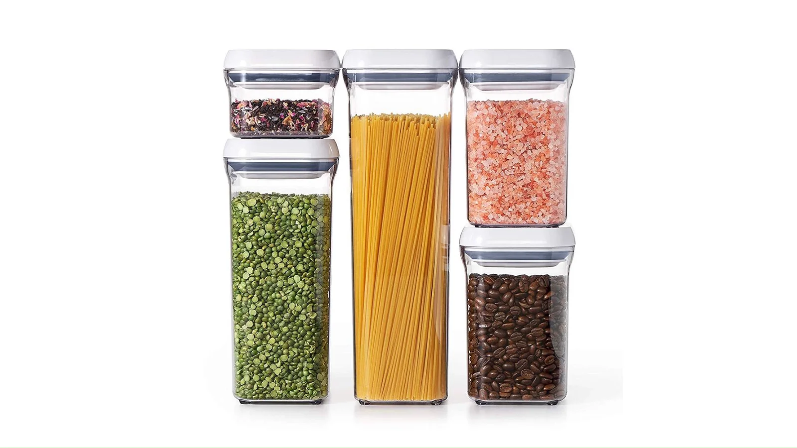 3 Piece Partitioned Salad Fridge Organizers Bpa Free Container Food ...