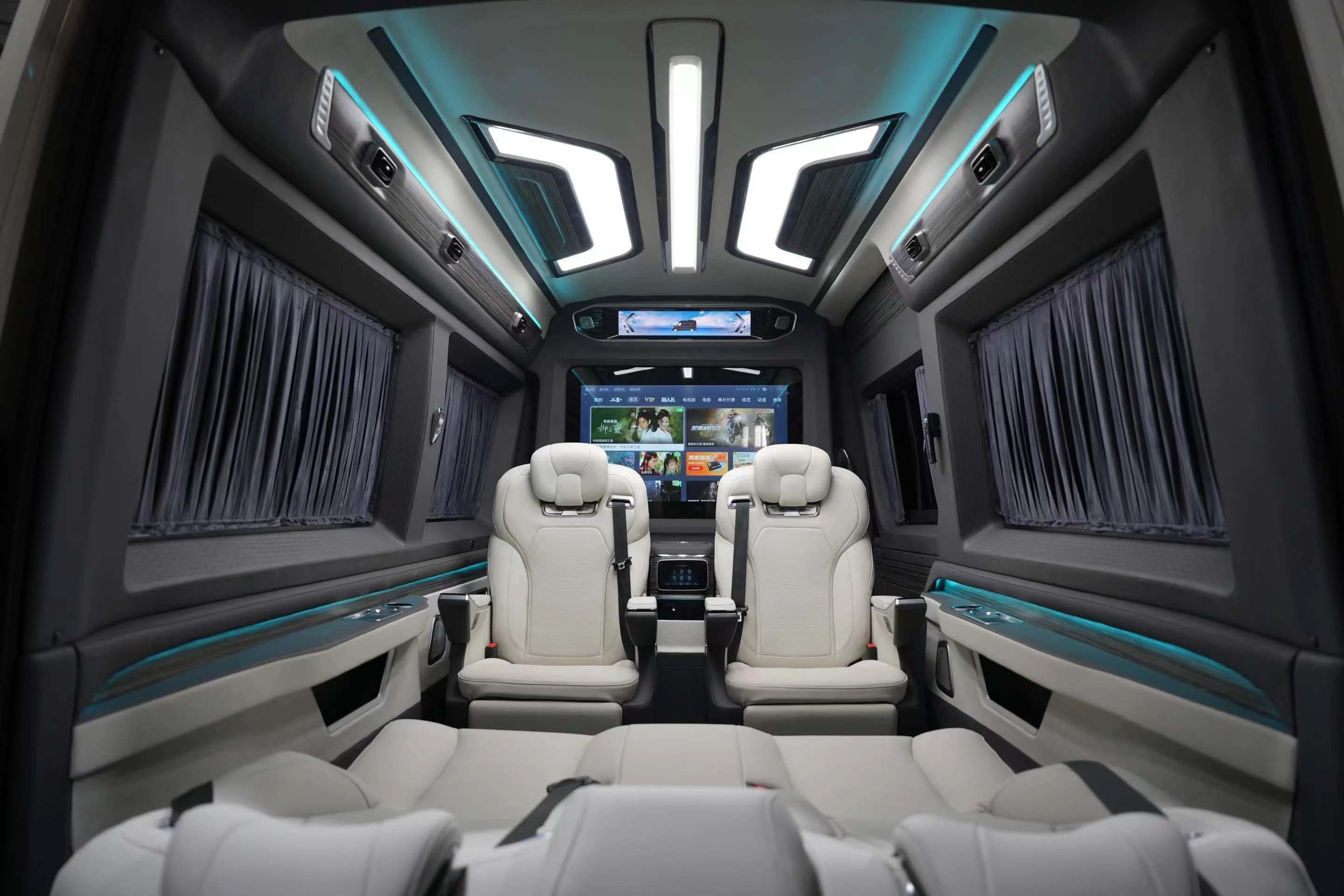 2024 Mercedes Sprinter Van Full Interior Walls Upgrade VIP Luxurious ...