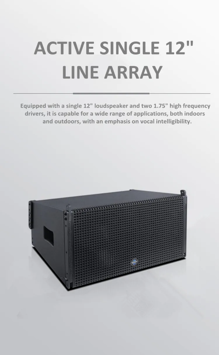 Powered Line Array Sound System With 12" Speaker And 18" Build In Class ...