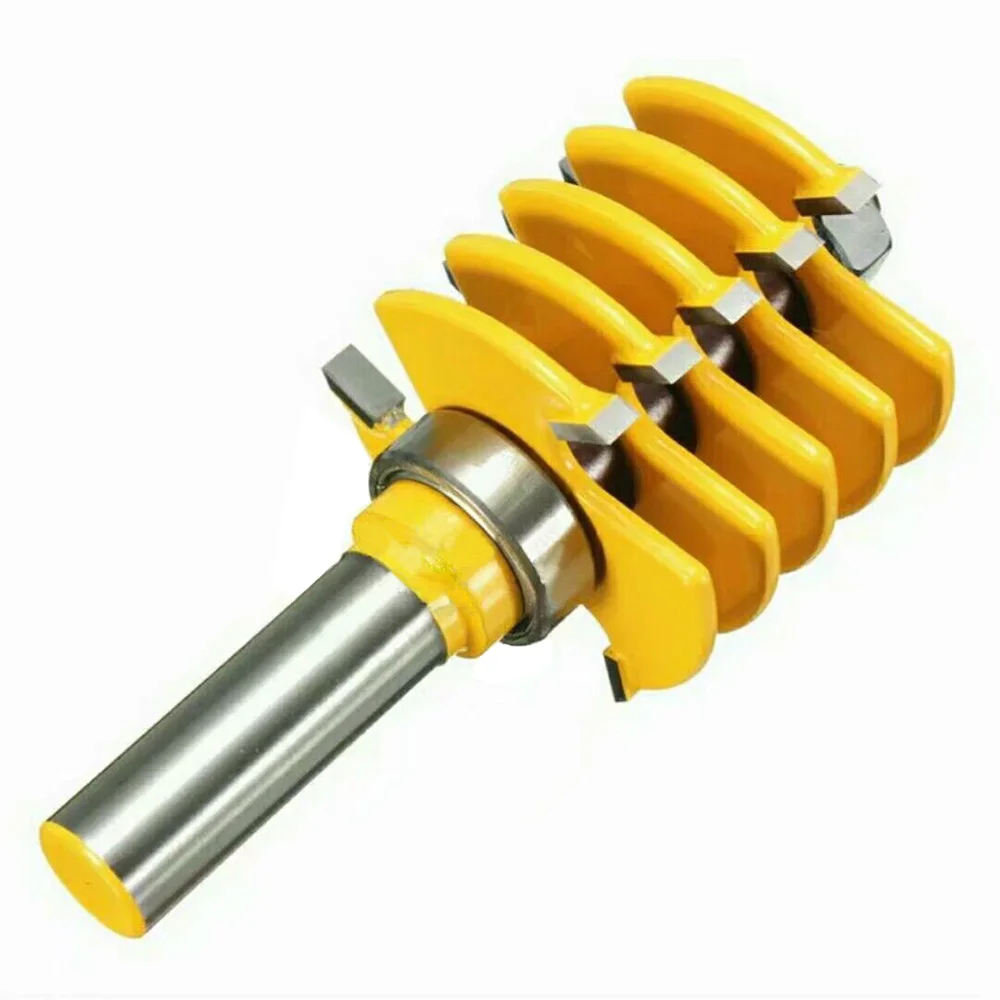 Adjustable Finger Joint Router Bit 1/2 Inch Shank Cutter Tool with 5 ...