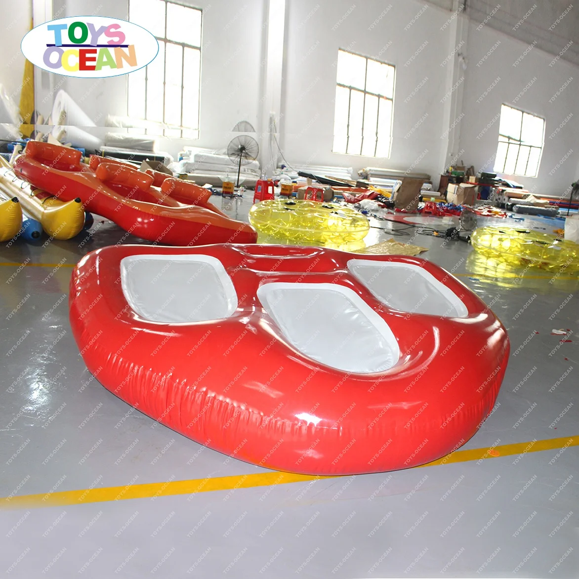 3 Personas Inflable Agua Remolcable Juego Donut De Barco - Buy Juego ...