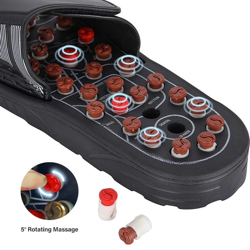 Reflexology Massage Acupressure Foot Massager with Replaceable Head ...