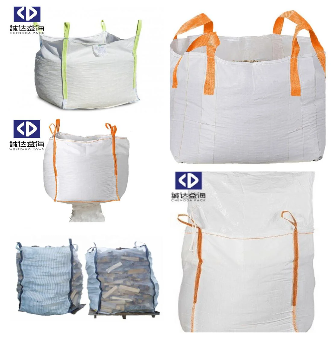 1000kg 1500kg Fibc Bulk Bags For Packing Sugar Salt Calcium Carbonate ...