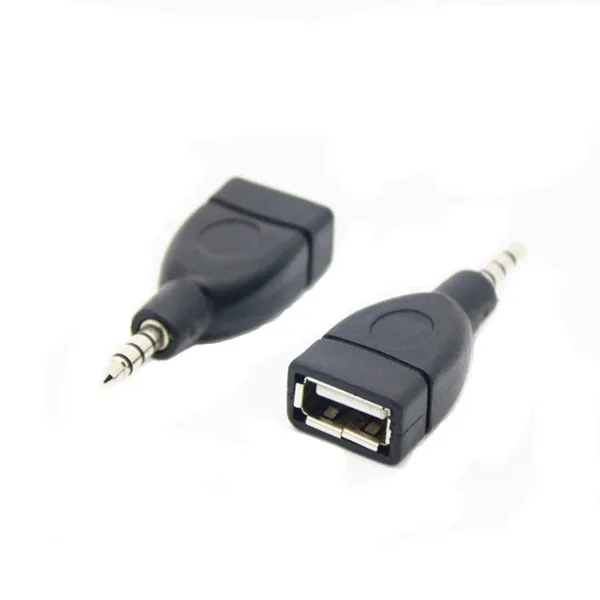 3.5mm Adapter Male To Usb 2.0 Female White Color Connector - Buy 3.5mm ...