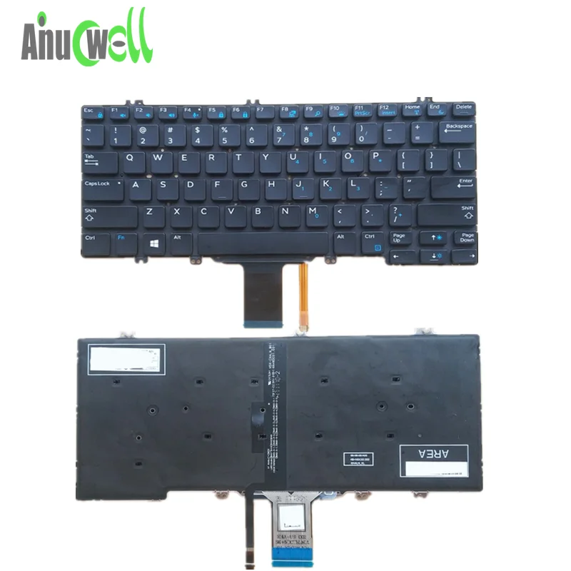 Us Laptop Keyboard For Dell E5280 E7280 M7530 E7270 E7250 5289 5290 ...